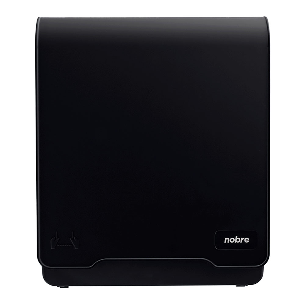 Dispenser autocortante p/ toalha bobina mecânico Preto Brave - Nobre ...