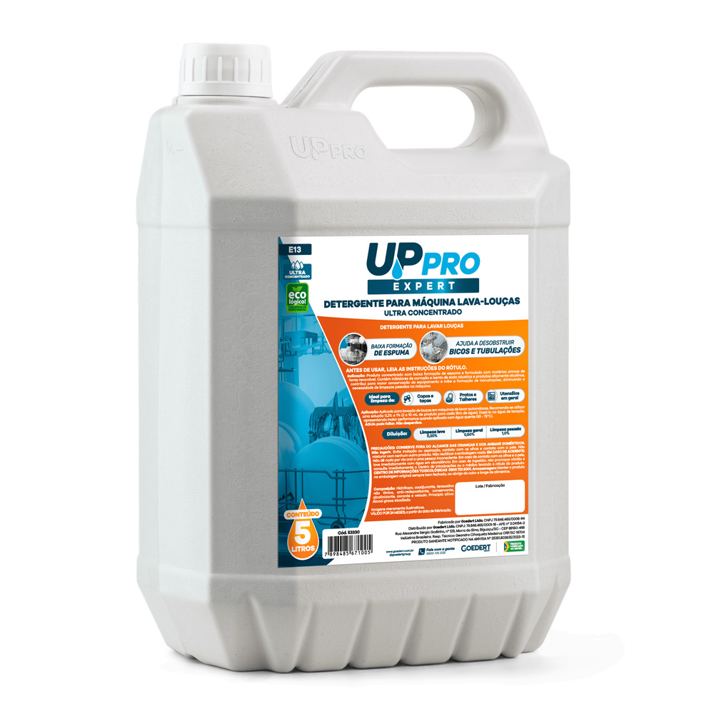 Detergente para maquina lava-loucas 5l (ultra concentrado) - UPPRO - Goedert