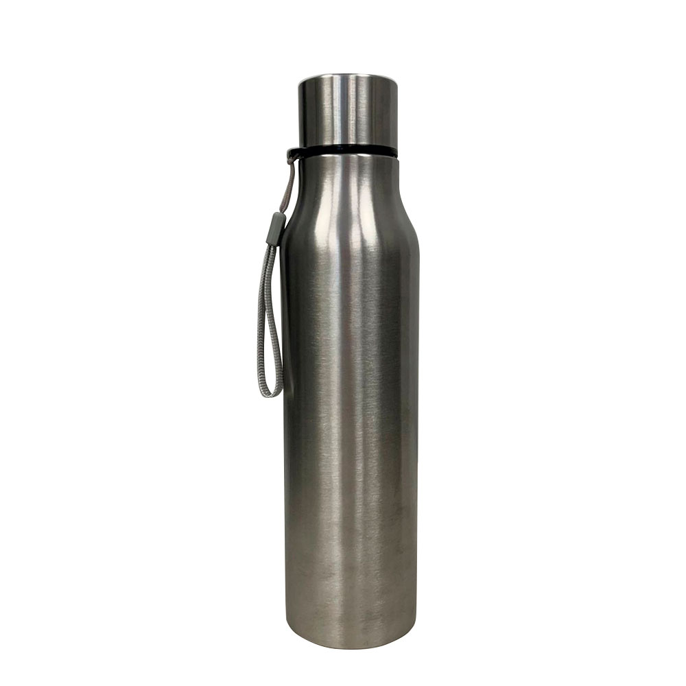 Garrafa para água 1L c/ tampa aço inox escovado - Mood - Goedert