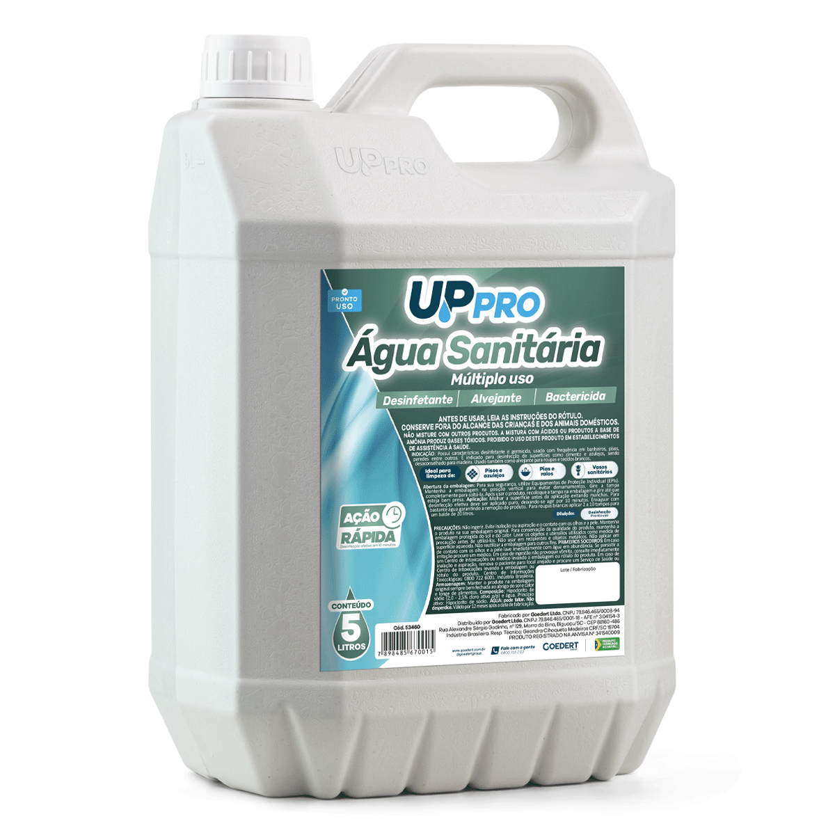 Água Sanitária 5L - UPPRO - Goedert