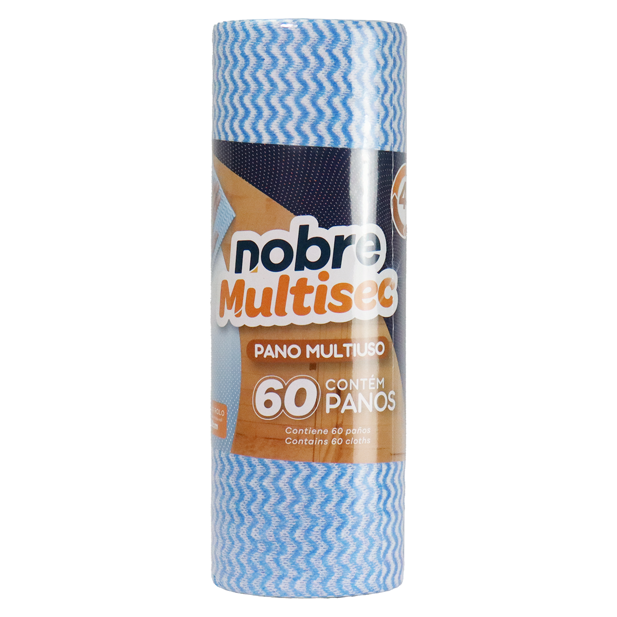 Pano multiuso (rolo c/28cm x 30m picotado aprox. 50cm) azul - Nobre ...